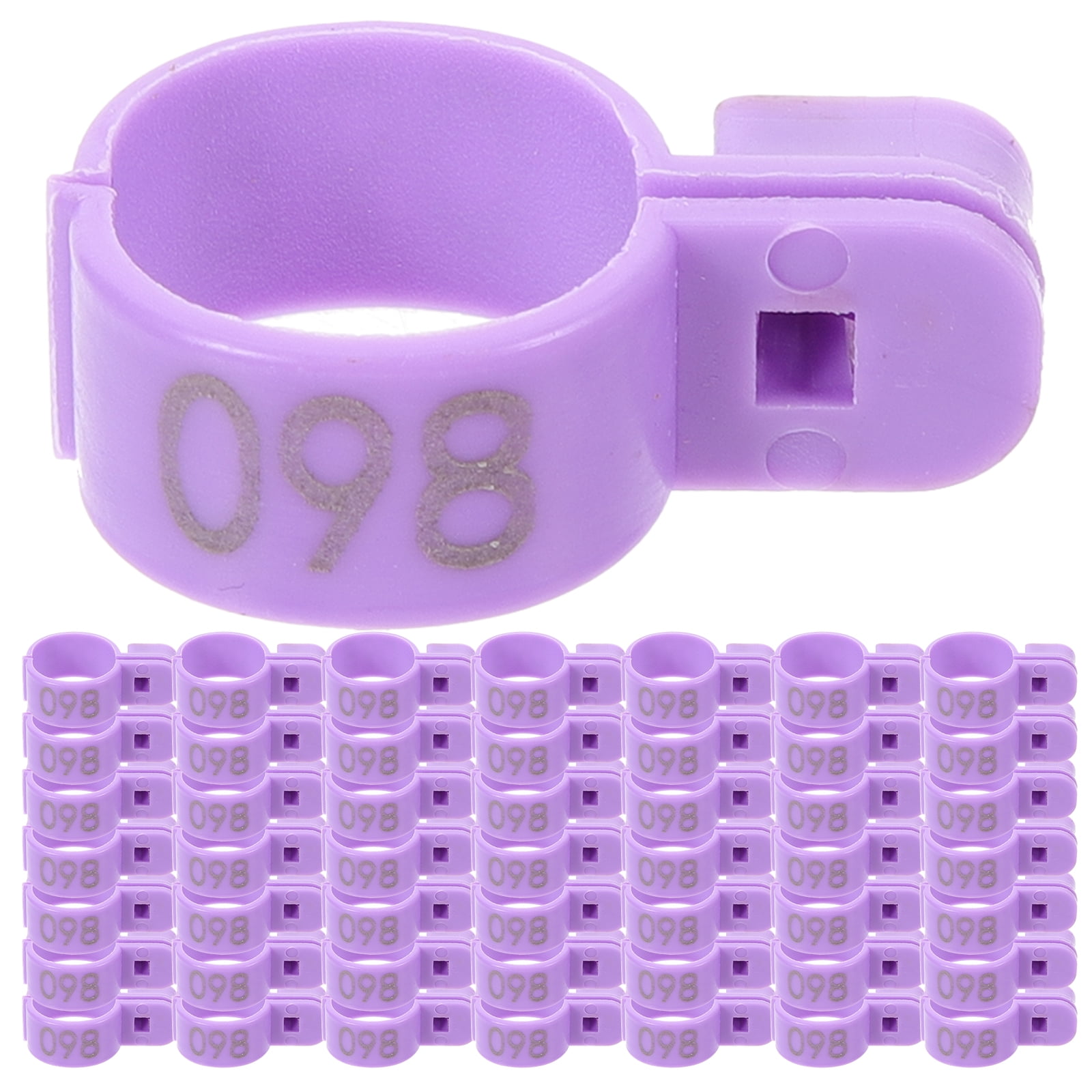 unbranded 100Pcs Chicken Leg Marking Rings Chicken Identification Bands ...