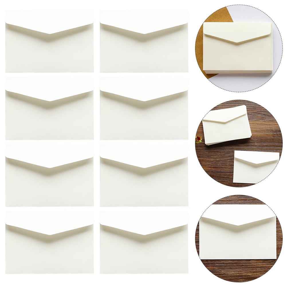 Raindrops Blank White Envelopes for Packing and Business Letters 100Pcs ...
