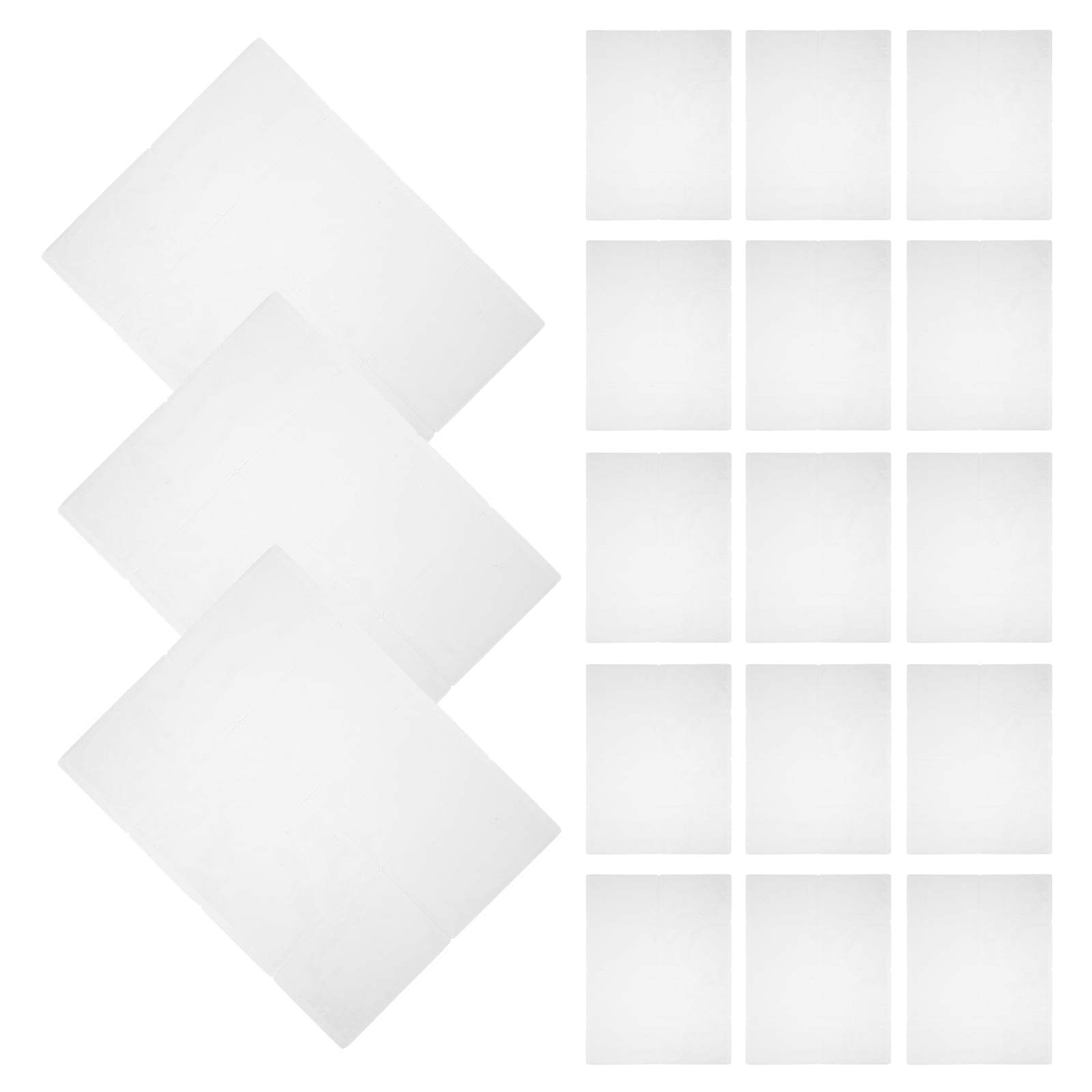 unbranded 100pcs Credit Card Sleeves PVC Clear Insert ID Card ...