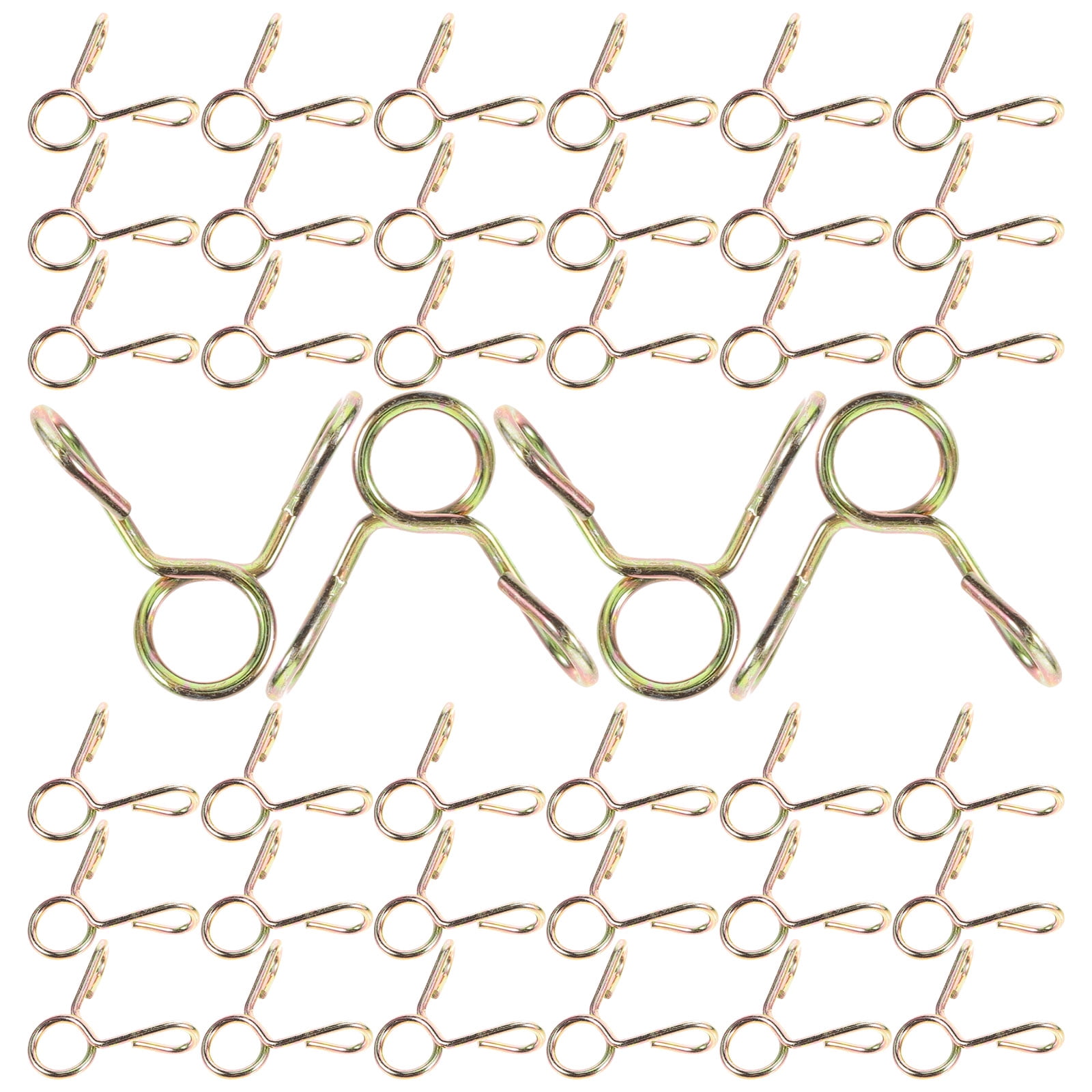 unbranded 100pcs Hose Clamp Line Hose Clamp Hose Fastener 5mm Spring ...