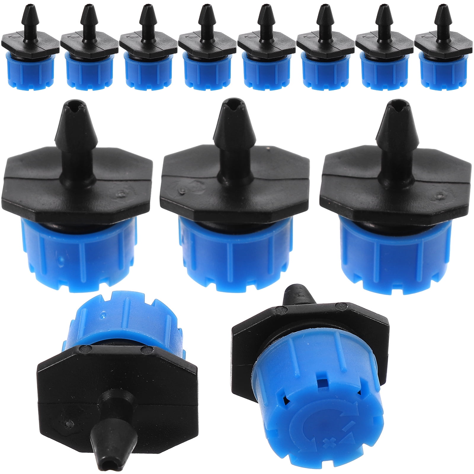 unbranded 100pcs Lawn Irrigation Dripper Emitters Outdoor Drippers ...