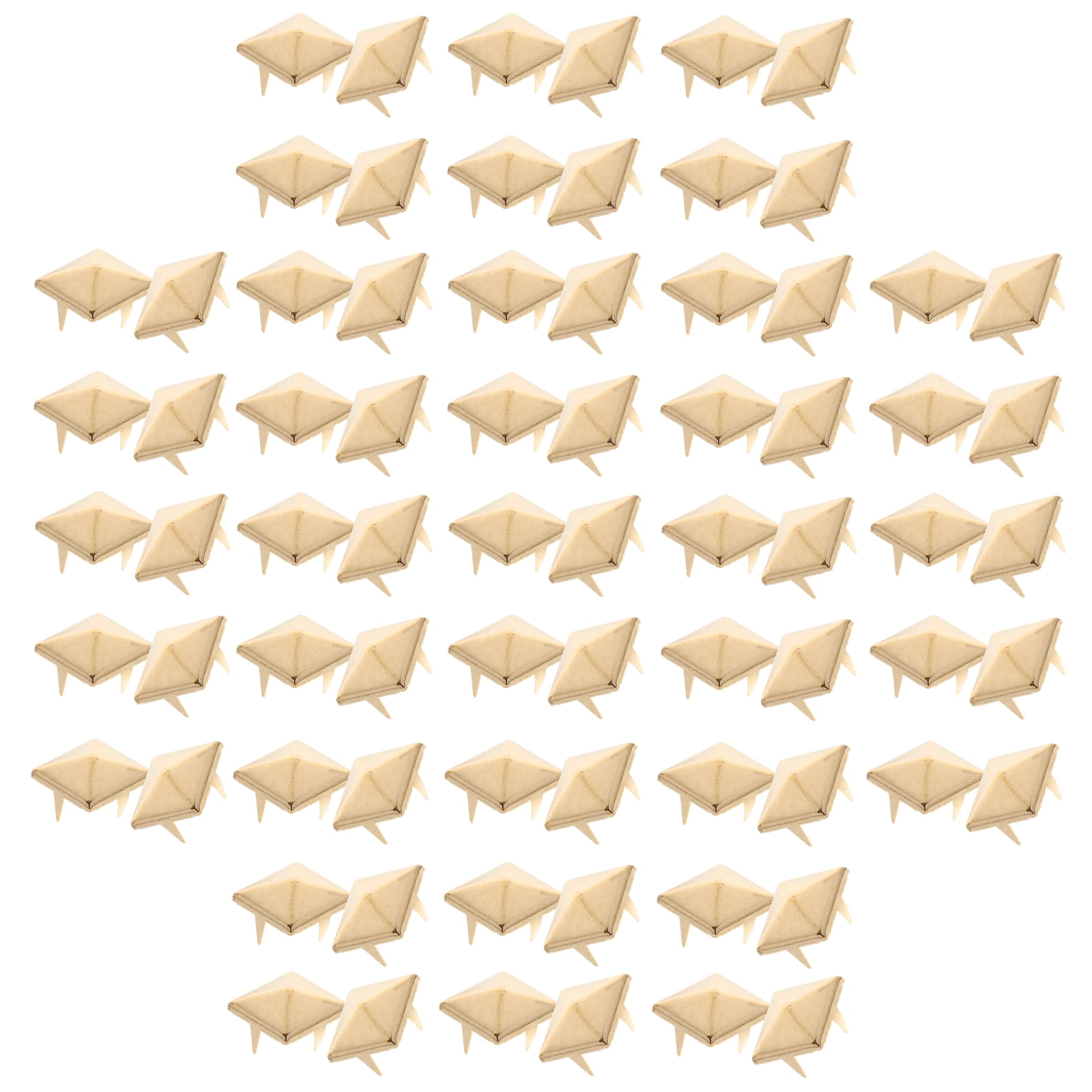 unbranded 100pcs Metal Rivets Square Spike Studs Mini Claw Studs Diy ...