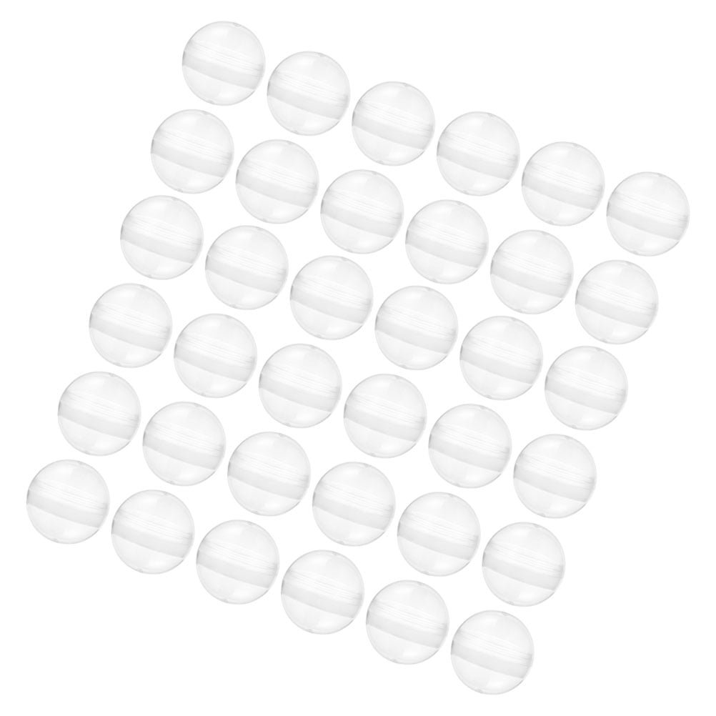 unbranded 100pcs Small Round Capsules Clear Containers Toys Empty ...