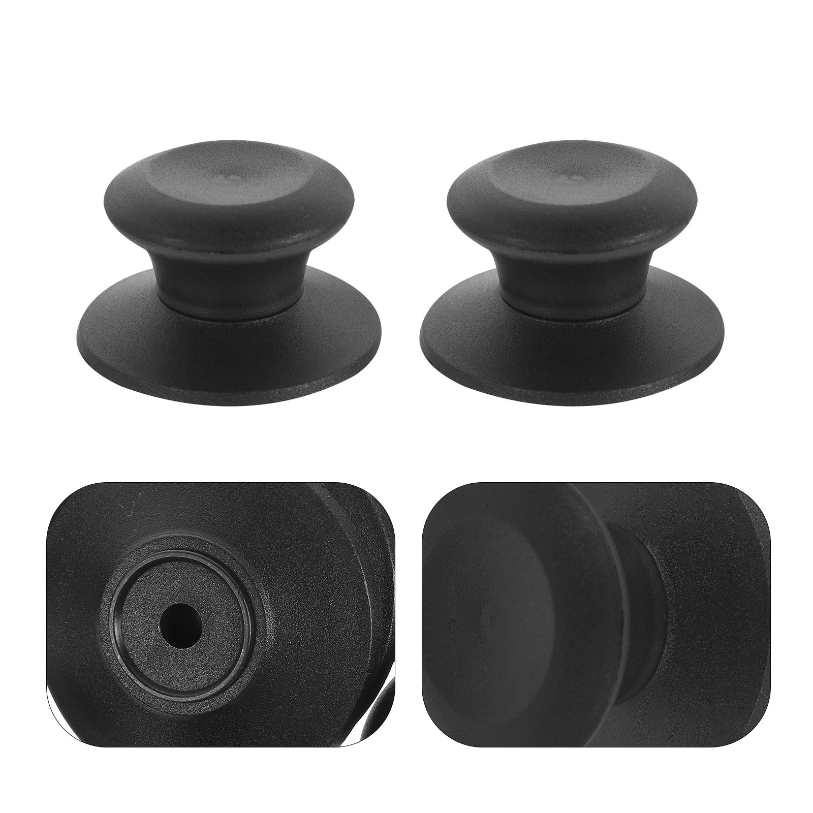 unbranded 10Pack Pot Lid Knob Grip for Glass Pot Lids Black Plastic ...