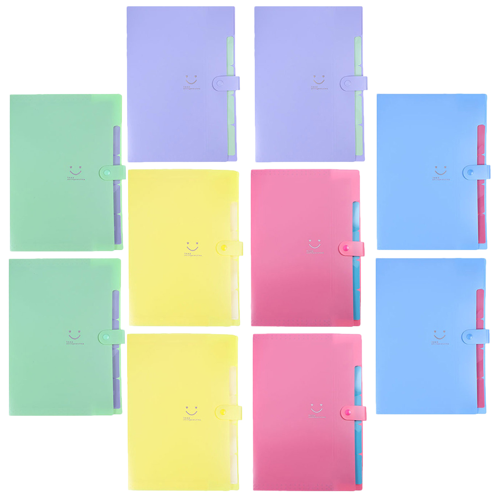 unbranded 10Pcs Accordion File Folder File Accordion Organizer Office ...