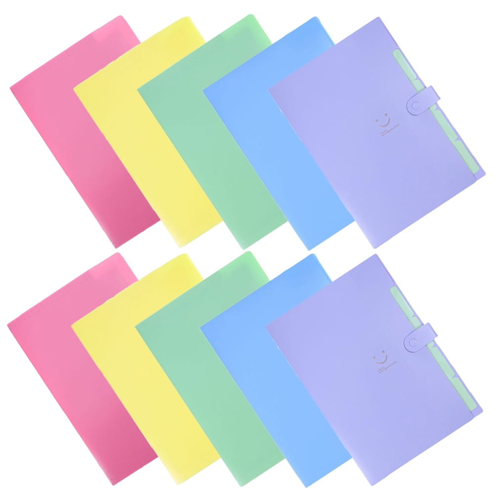 unbranded 10Pcs Accordion File Folder File Accordion Organizer Office ...