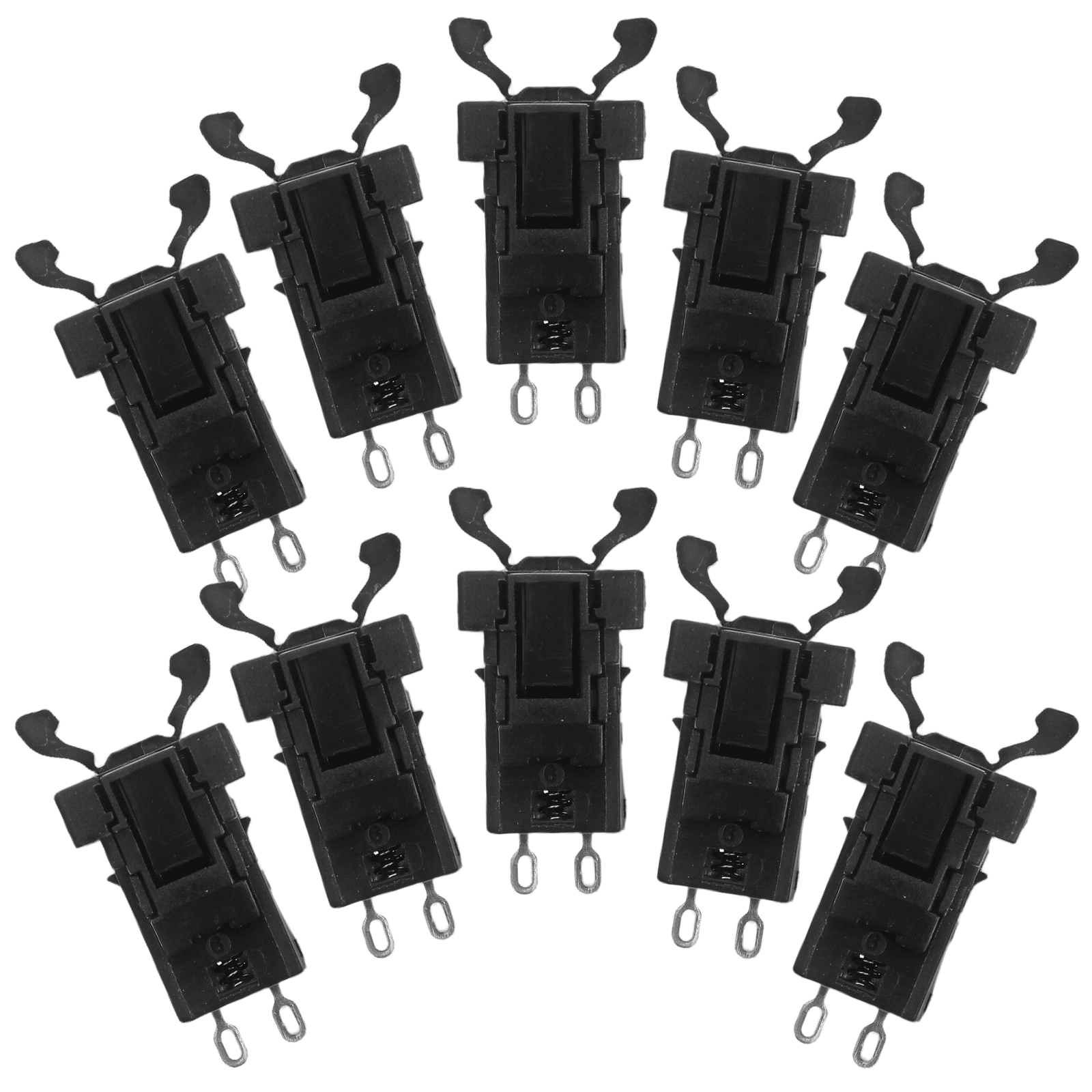 unbranded 10pcs Bin Lid Latches Push Clips Replacement Push Latch For ...