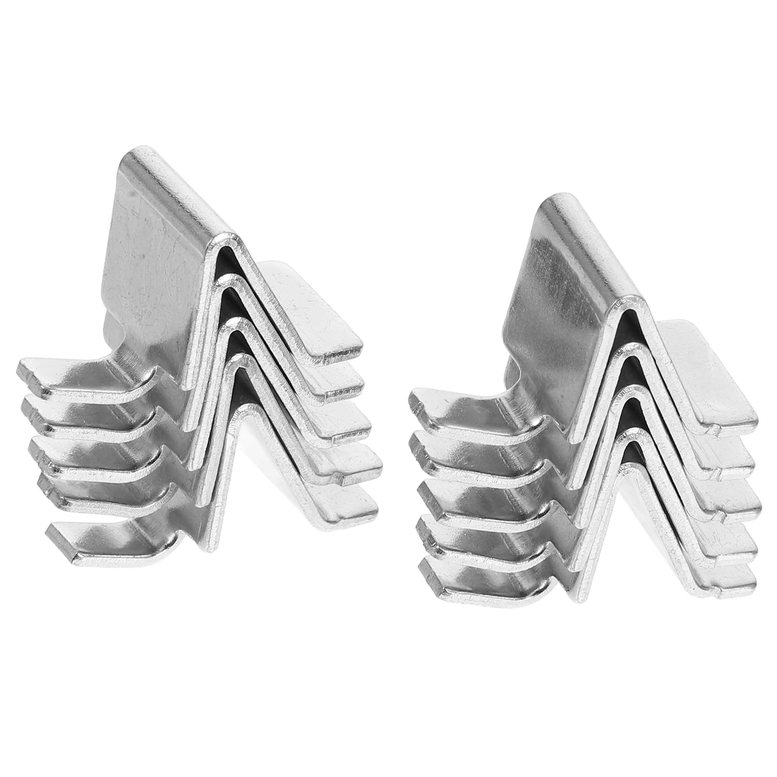 OUNONA 10pcs Cabinet Shelf Clips Shelving Clamps Cabinet Shelving File ...