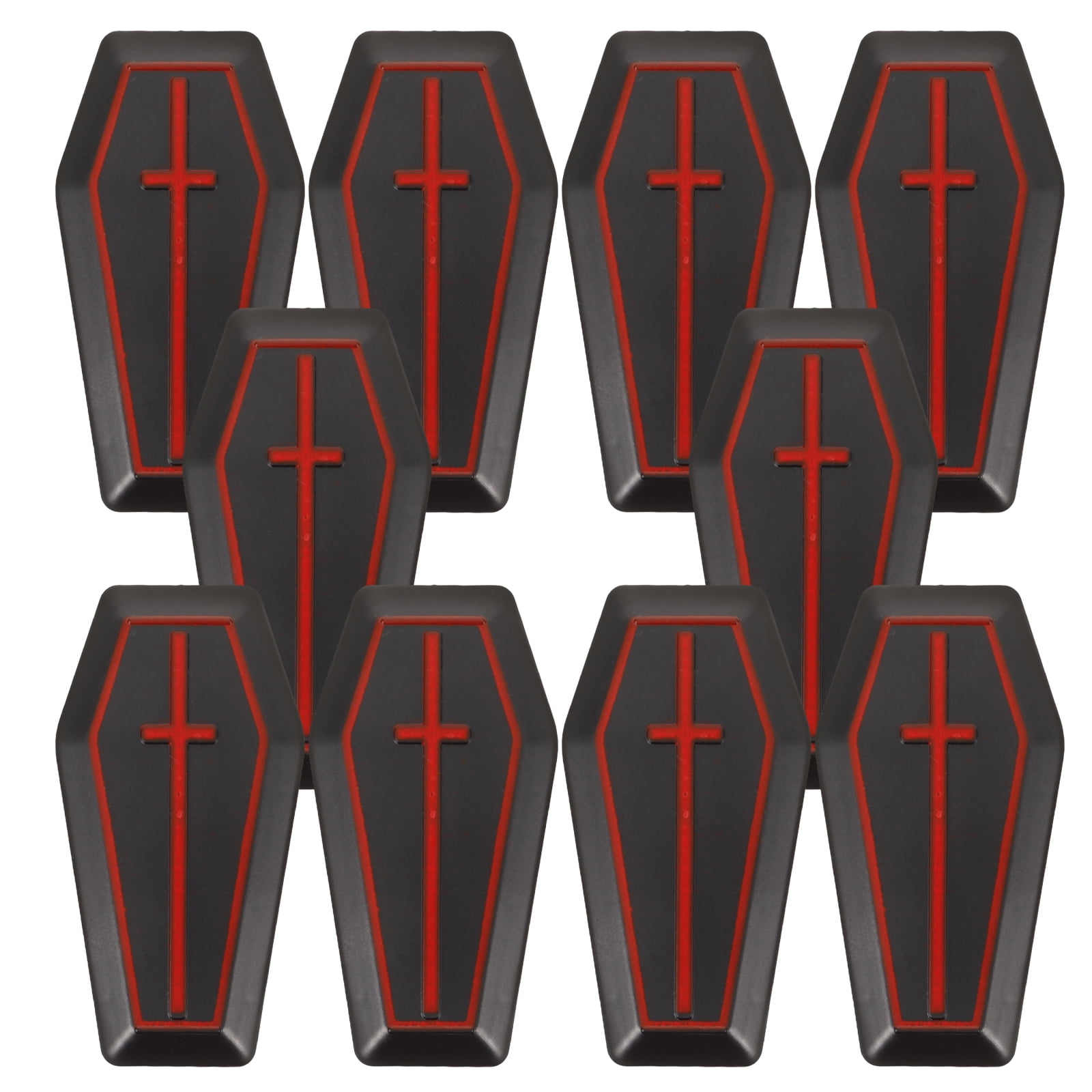 unbranded 10pcs Creative Halloween Mini Coffin Box Set Realistic Coffin ...