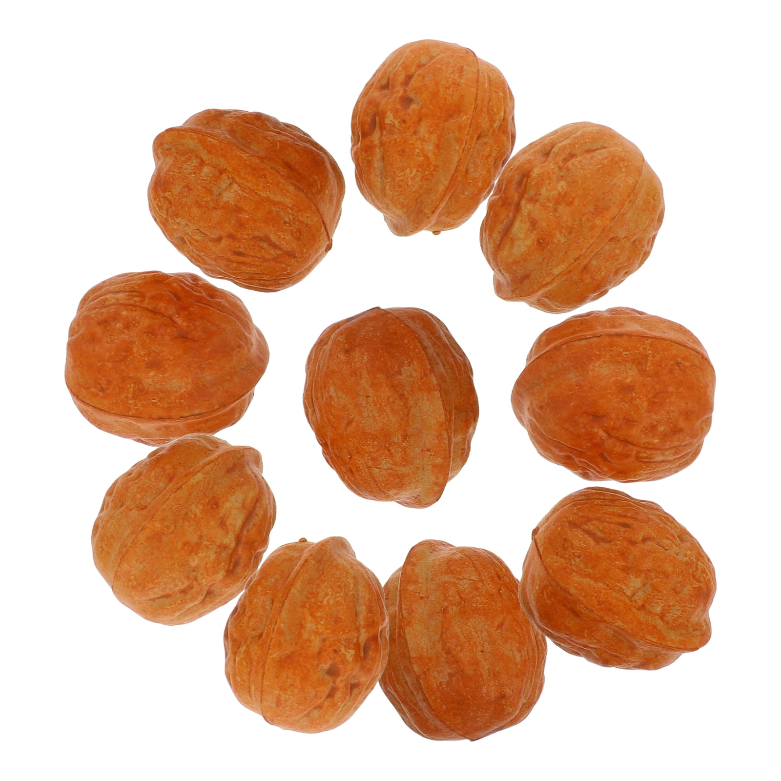 unbranded 10pcs Fake Walnut Props Lifelike Artificial Nuts Realistic ...