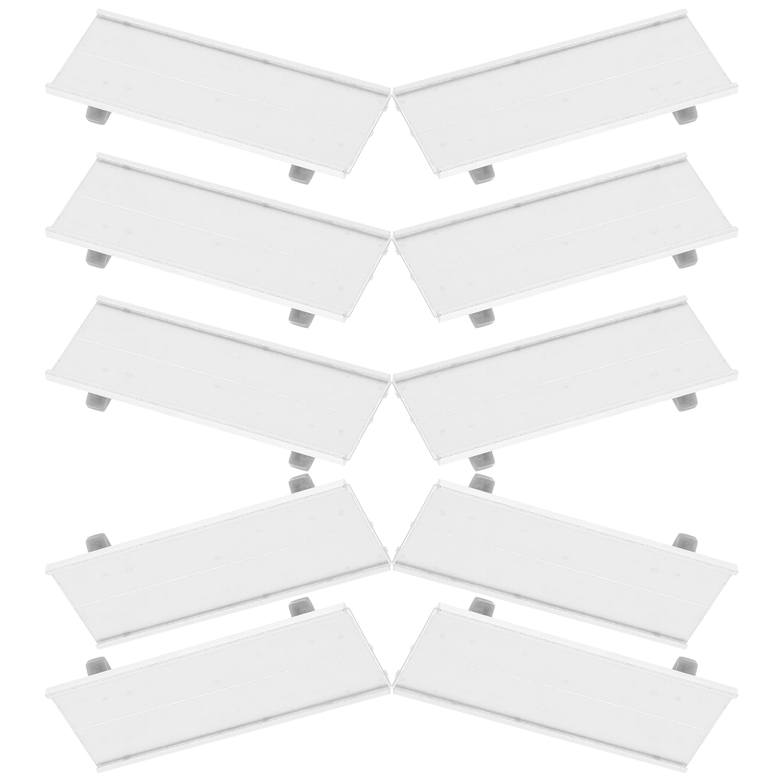 unbranded 10pcs Name Badges Small Sign Holder Label Holder Reusable ...