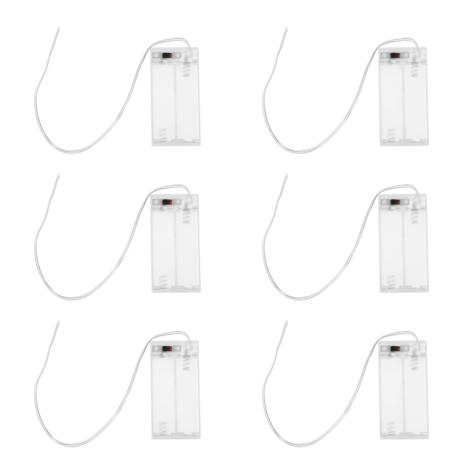 unbranded 10pcs String Lights Battery Box Empty Battery Holder Plastic ...