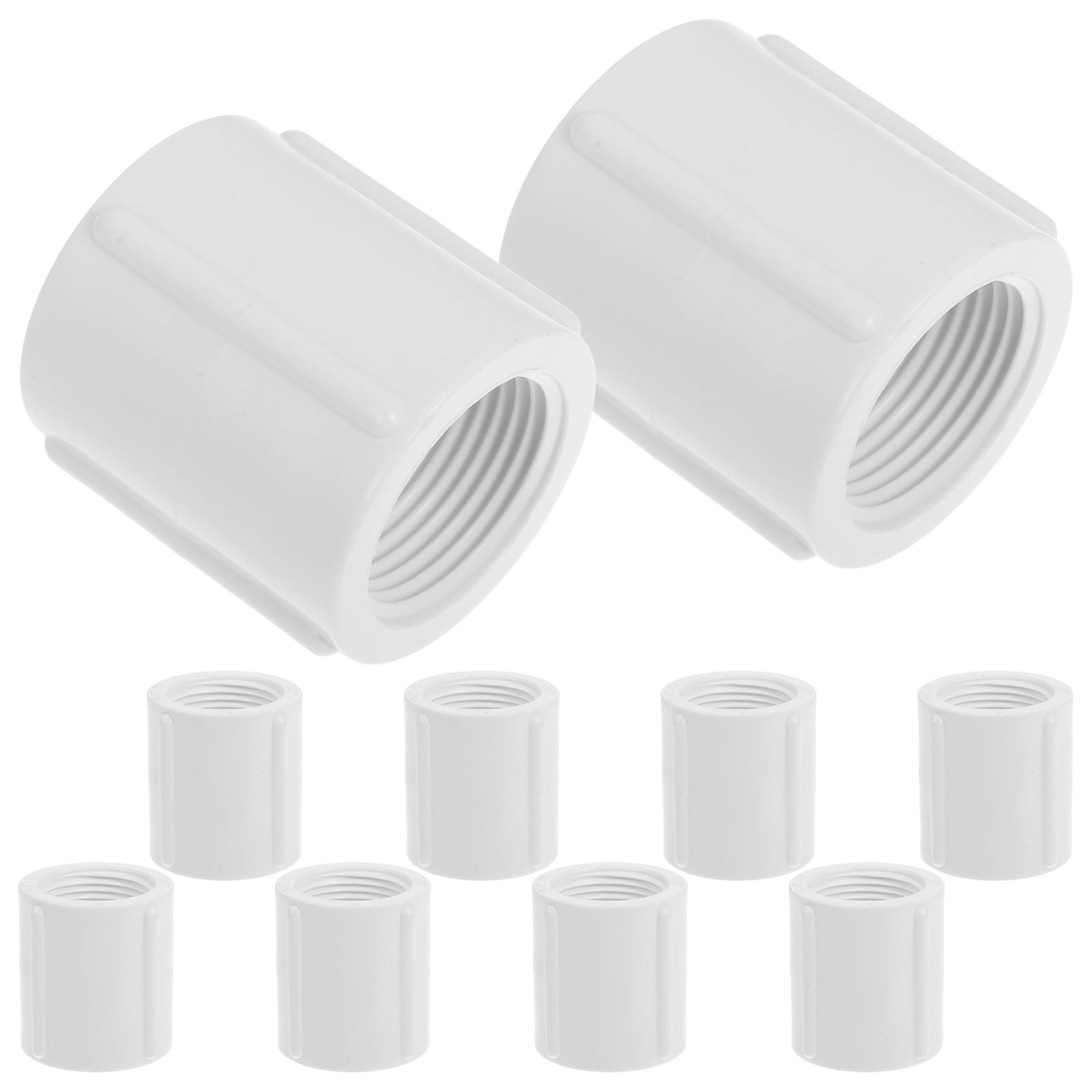 unbranded 10pcs Water Fittings Connectors Garden Pvc Hose Adapter Accessories Pvc Pipe Fittings ...
