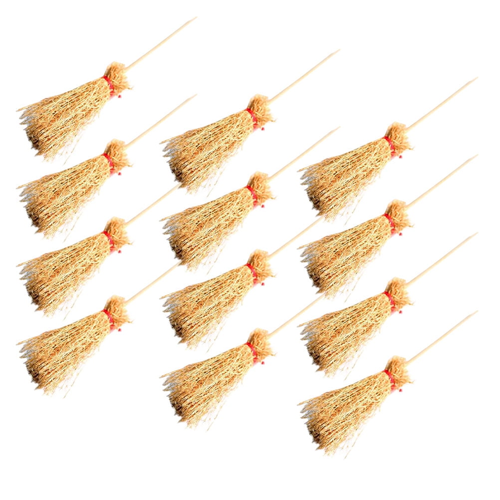 unbranded 12 Pcs Camper Mini Broom Broom Miniature Broom Set Baby ...
