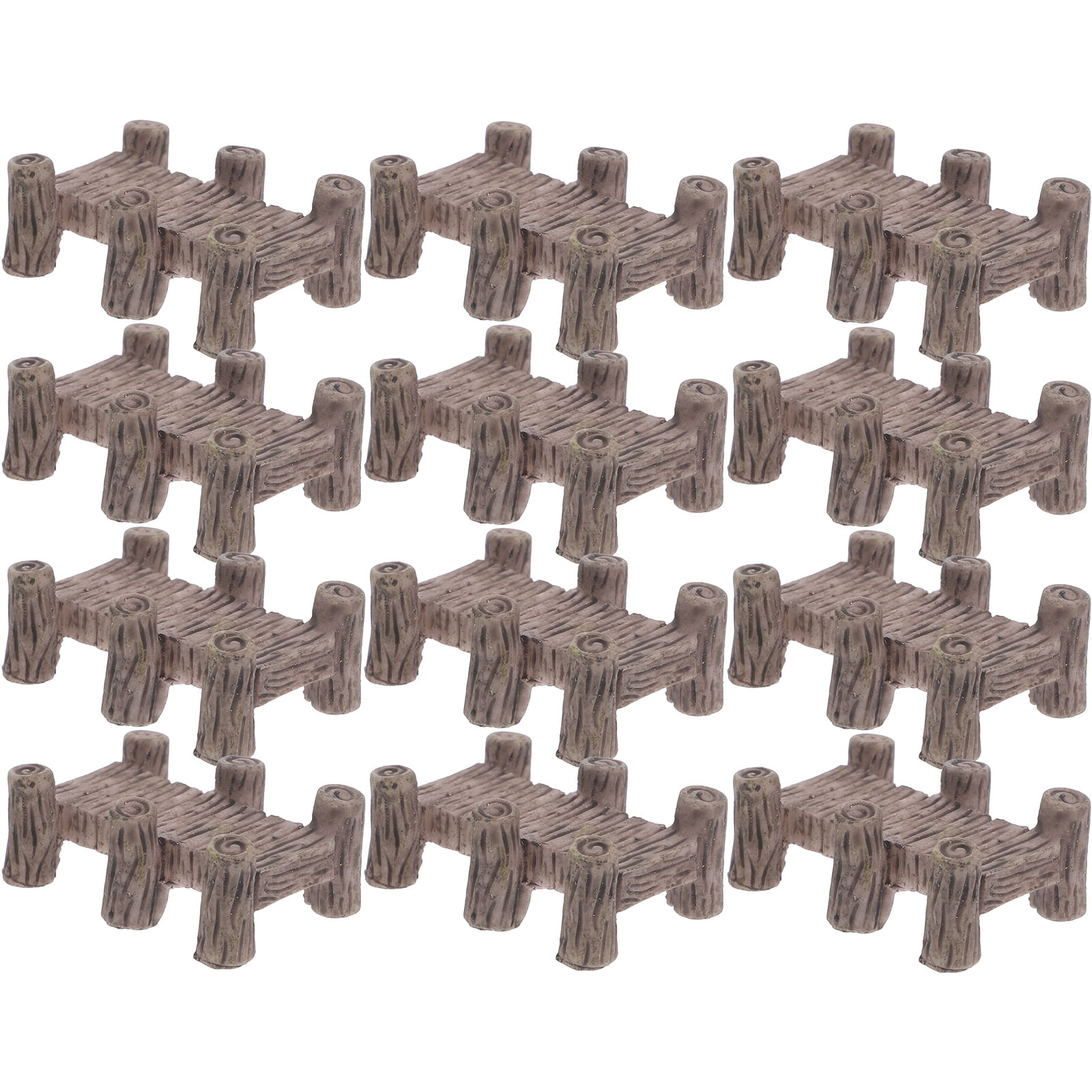unbranded 12 Pcs Garden Bridge Realistic Statue Bridges for Outdoors ...