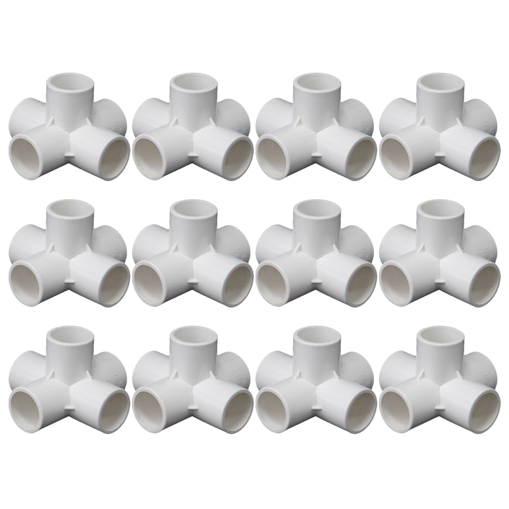 unbranded 12 Pcs Hose Five-way Water Pipe Joint -way Pipe Connector 8 ...