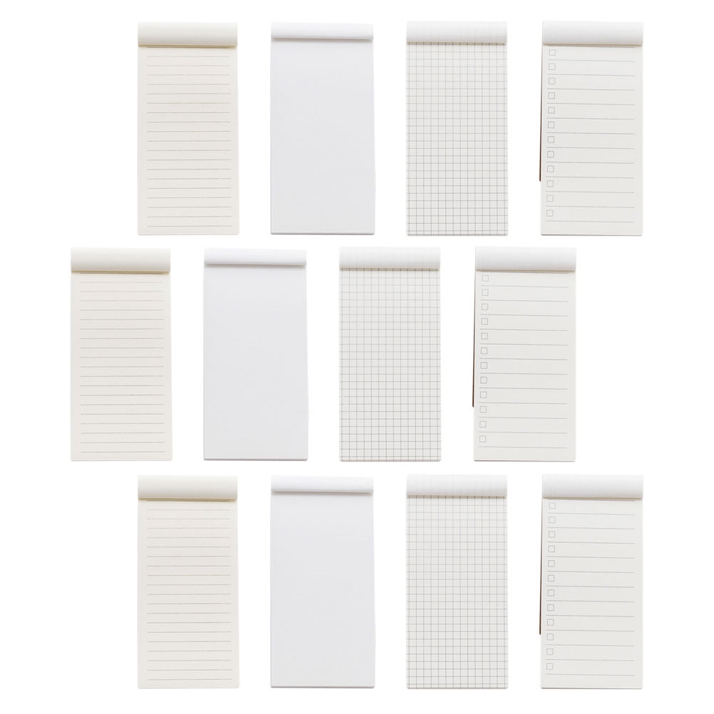 unbranded 12 Pcs Mini Planner Tear-off Memo Pad Notepads Office Travel ...