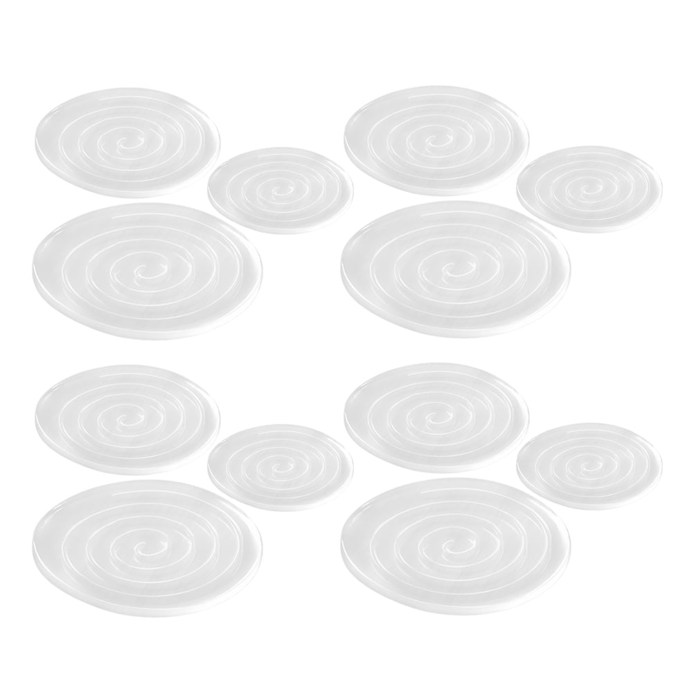 unbranded 12 Pcs Multi-function Chair Wheel Stopper Swivel Wheels Leg ...