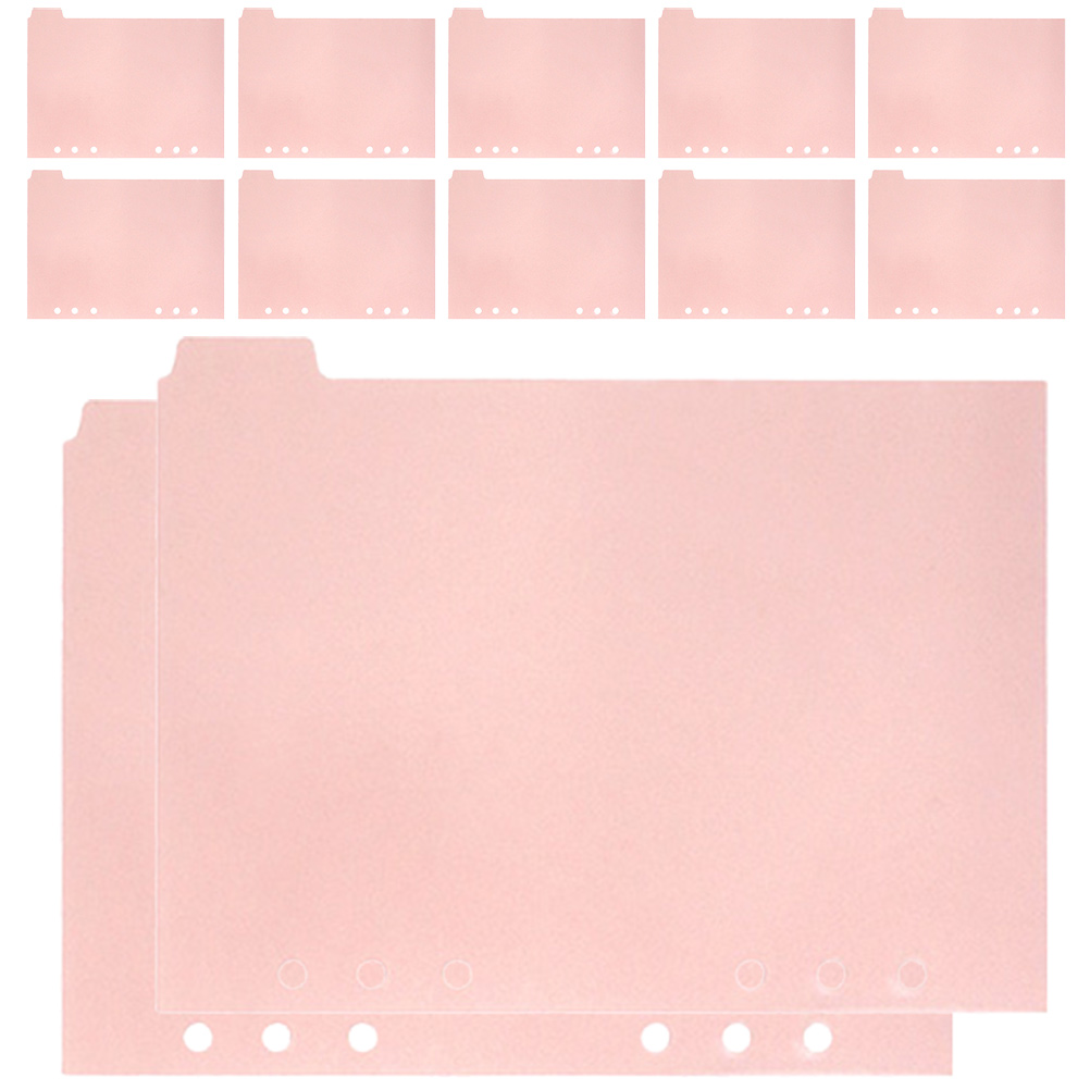 unbranded 12 Pcs Partition Baffle Note Notepad Binder Divider Tabs The ...