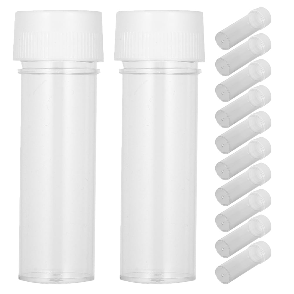 unbranded 12 Pcs Plastic Sample Containers with Screw Caps for Storing ...