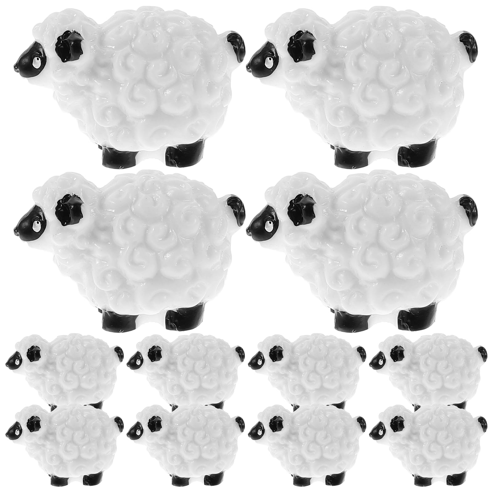 unbranded 12 Pcs Sheep Toys for Kids Decorations Plushies Miniatures ...