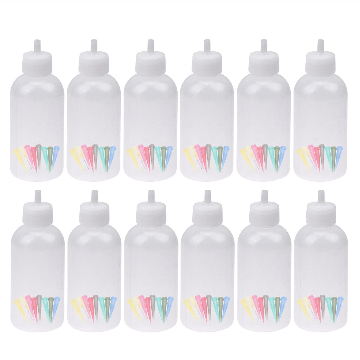 unbranded 12 Sets Mini Syrup Bottles Cake Decoration Tool Random Color ...
