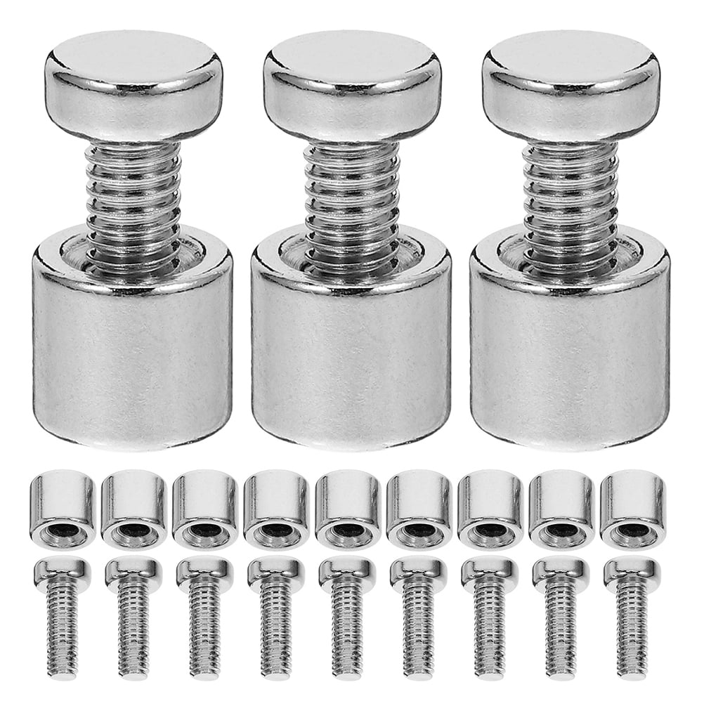 unbranded 12 Sets Sign Mounting Hardware Advertising Nail Screw Stand ...