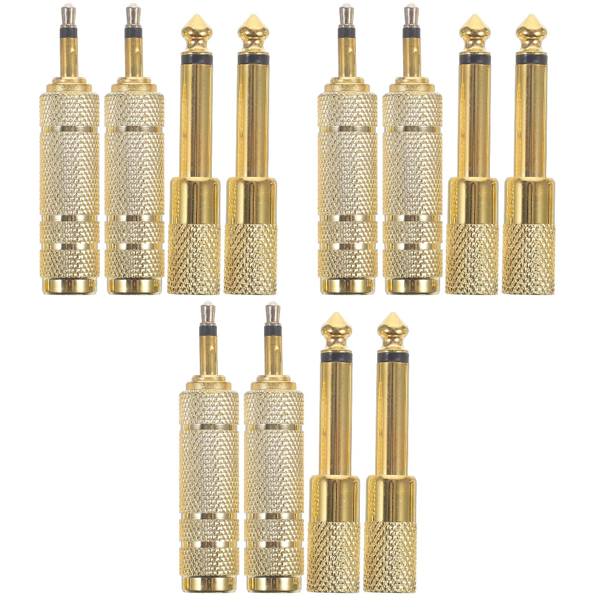 unbranded 12 pcs Audio Stereo Plugs Replacement Headphone Adapters ...