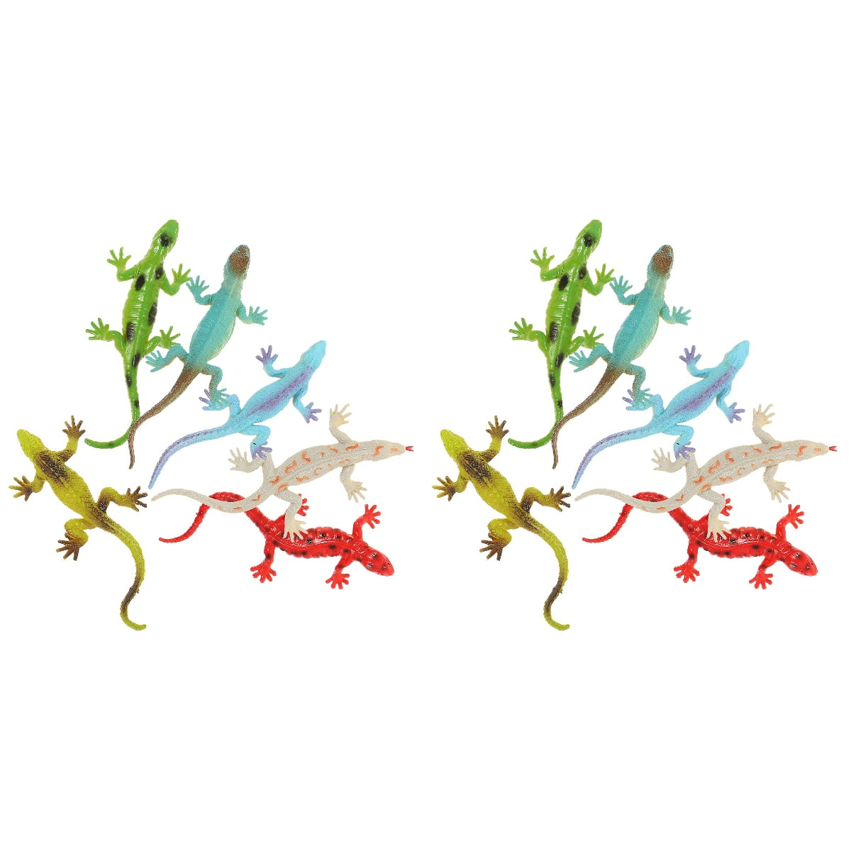 unbranded 12 pcs Fake Realistic Lizard Figurines Fake Lizard Toy ...