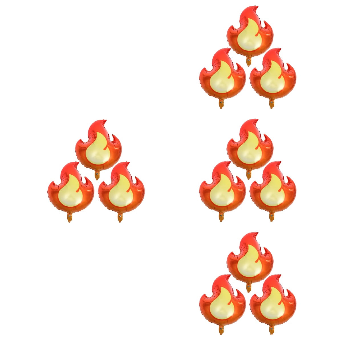 unbranded 12 pcs Fire Molding Balloons Theme Party Flame Balloons ...