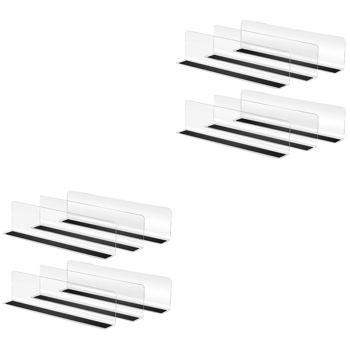unbranded 12 pcs Shelf Dividers Supermarket Shelf Organizers Commodity ...