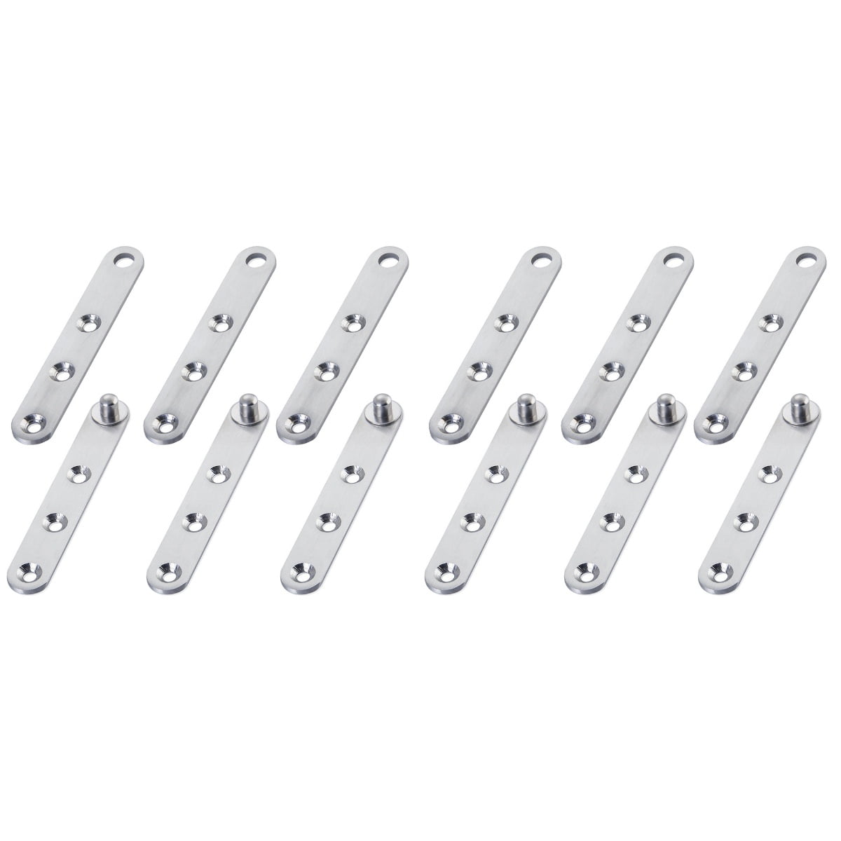 unbranded 12 pcs Stainless Steel Hinge Furniture Hinge Accessory ...