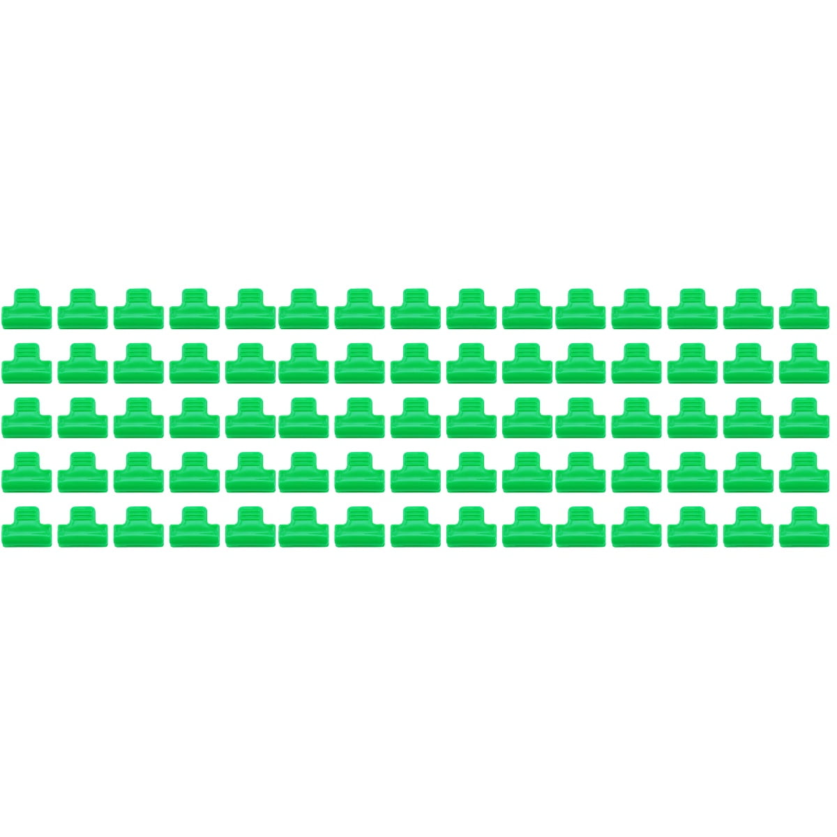 unbranded 120 Pcs Plastic Greenhouse Films Clamps Film Row Covers ...