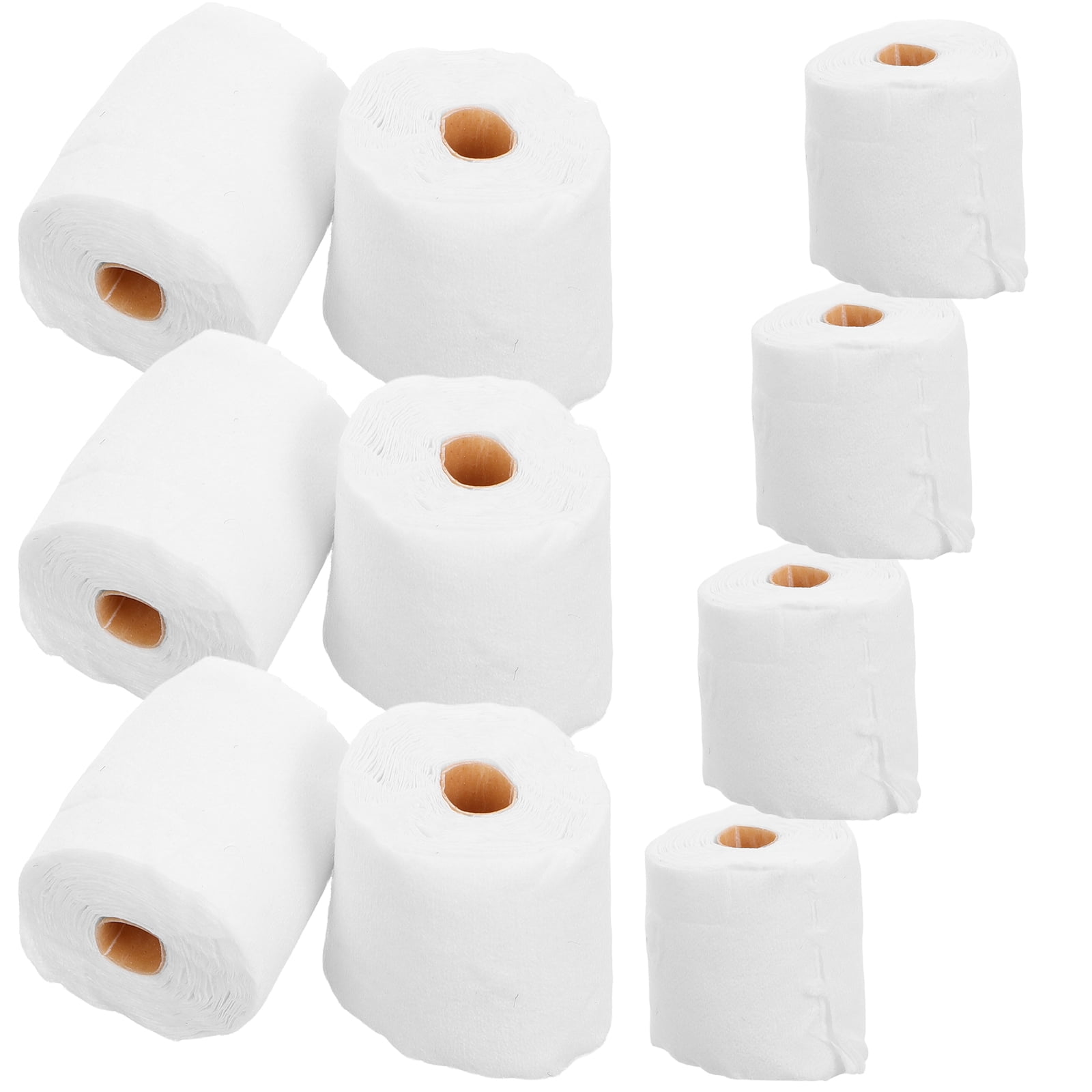 unbranded 12PCS Dollhouse Toilet Tissue Mini Paper Towels Miniature ...