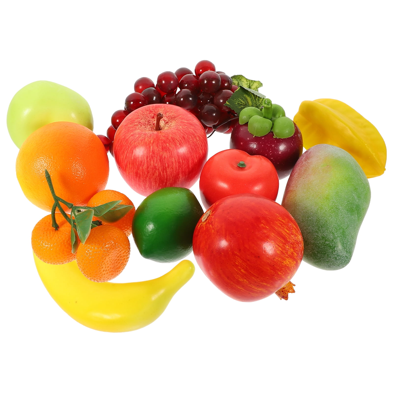unbranded 12pcs Fake Fruits Models Supermarket Artificial Fruits Models ...