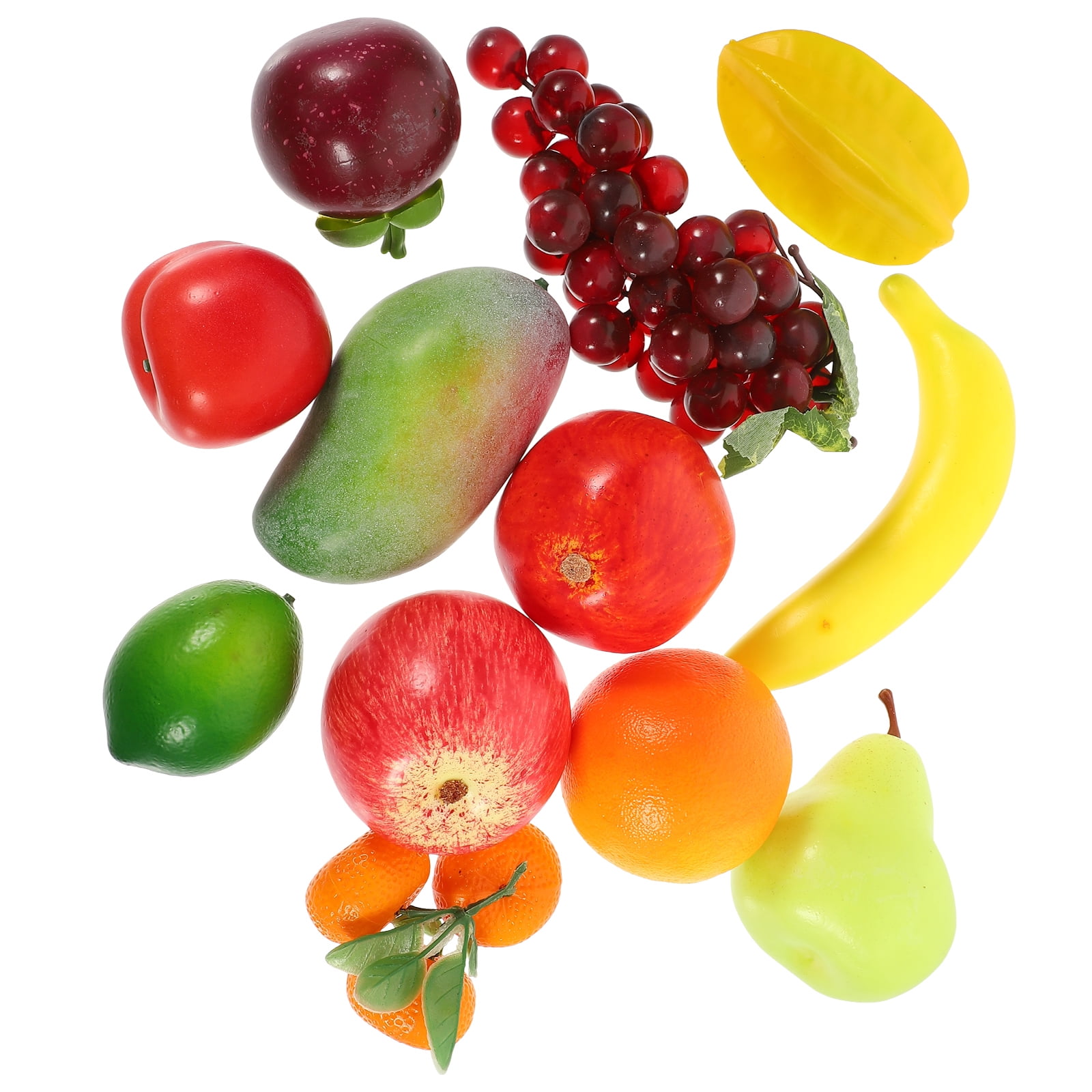 unbranded 12pcs Fake Fruits Models Supermarket Artificial Fruits Models ...