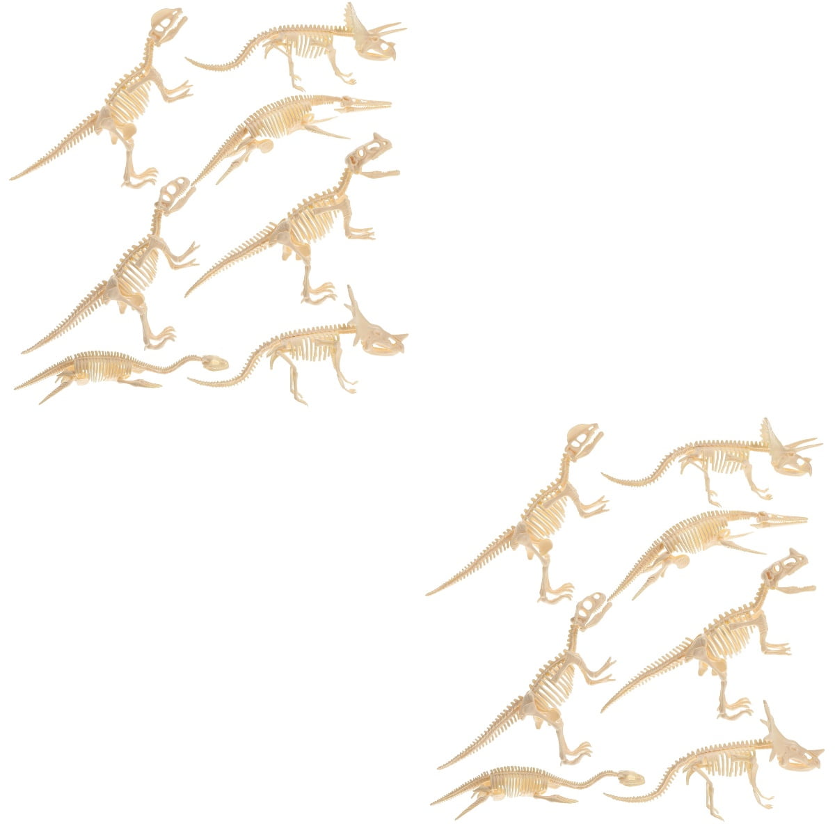 unbranded 14 Pcs DIY Dinosaur Assembly Toy Dinosaur Skeleton Model ...