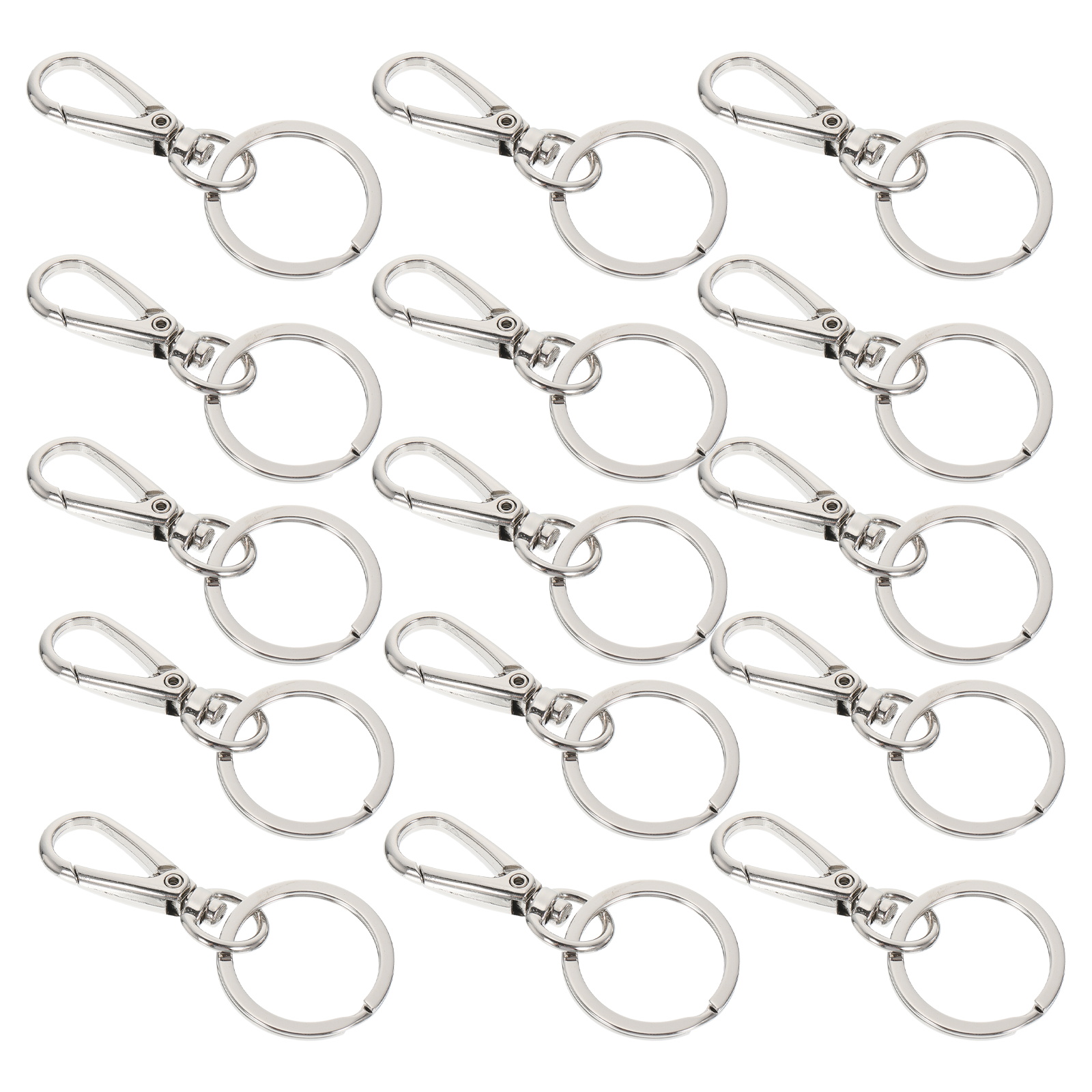 unbranded 15 Pcs Dog Key Ring Belt Chain Keychain Hook Keychains Locket ...