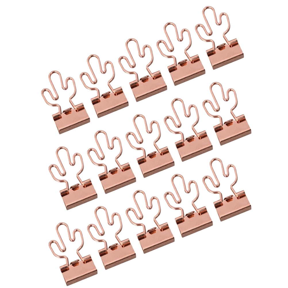 unbranded 15 Pcs Holders Office Binder Paper Fixing Clips Portable ...