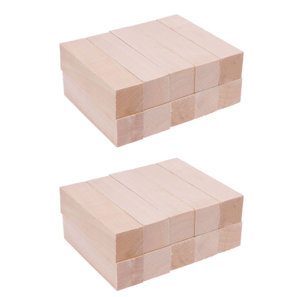 unbranded 15 Pcs Model Building Supplies Carved Square Basswood Strips ...