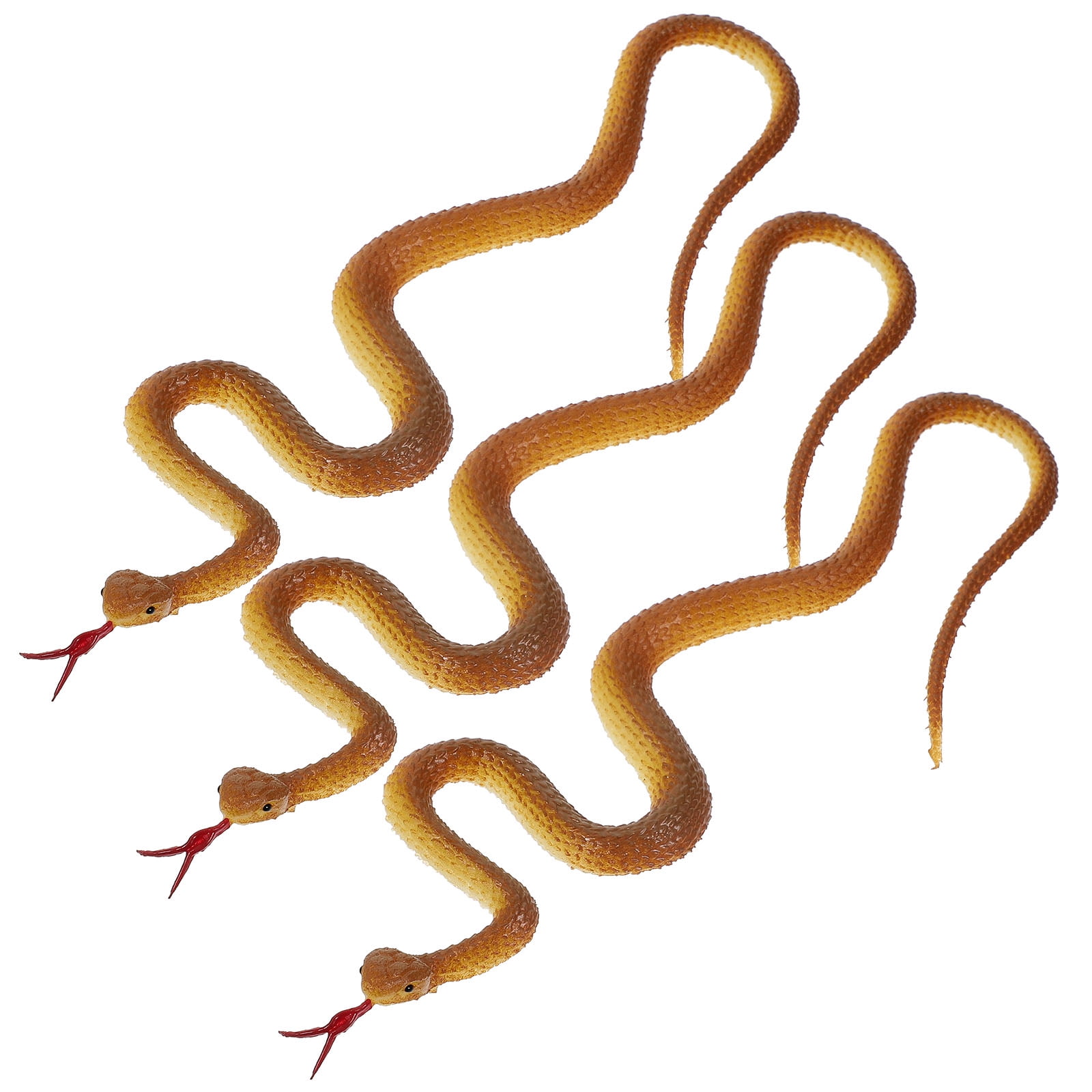 unbranded 15 Pcs Prank Snakes Party Plastic Snake Plaything Realistic ...
