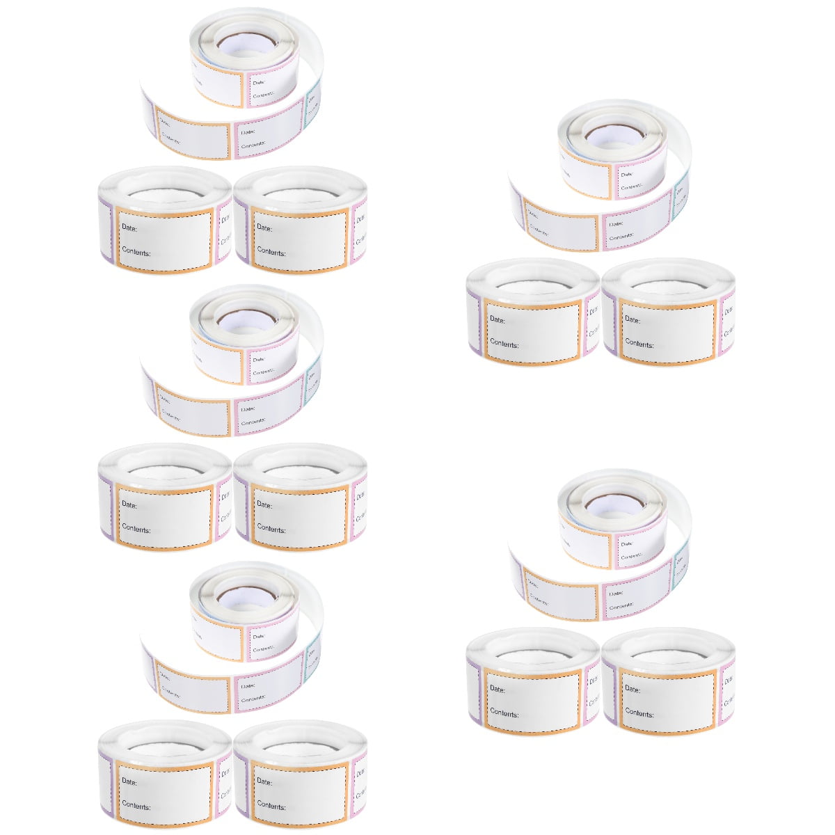 unbranded 15 Rolls of Adhesive Food Container Labels Stickers Removable ...