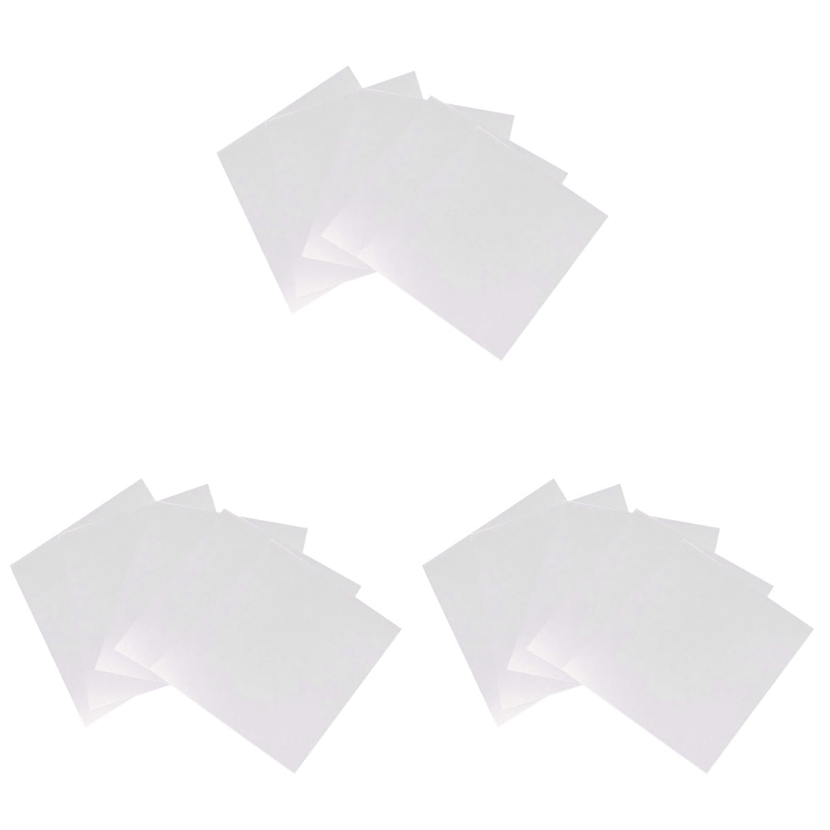 RENACLIPY 15PCS Transparent 3D Blank PVC Stencil Sheets for Crafting ...