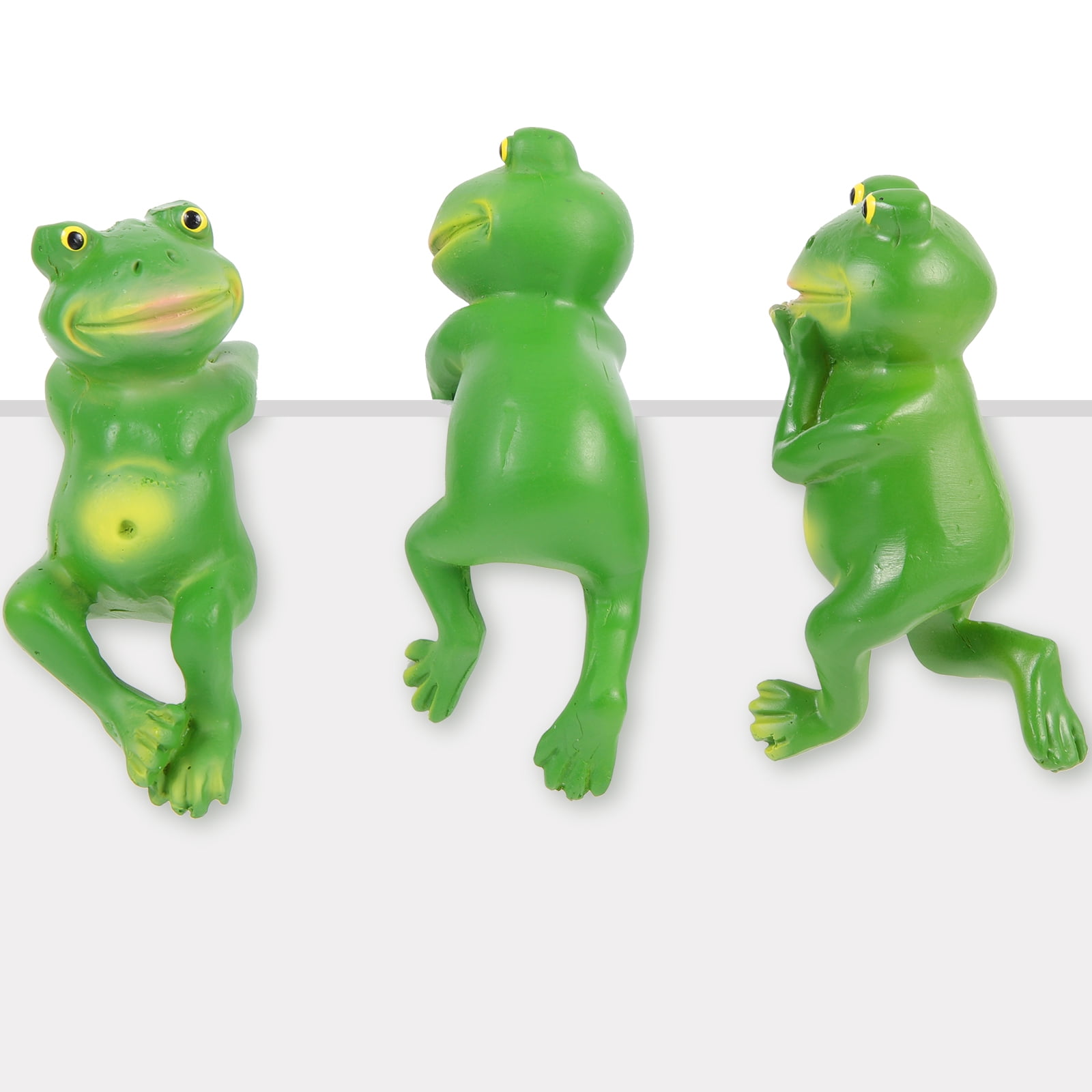 unbranded 15 pcs Hanging Resin Frogs Statue Miniature Frogs Figurine ...