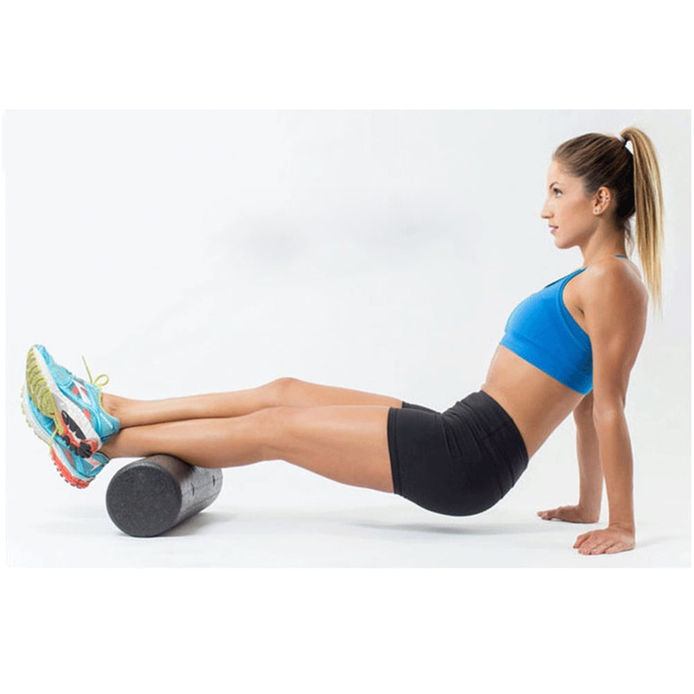 unbranded 15 x 45cm Round Shape Roller Firm Muscle Rollers for Muscle Therapy and Balance ...