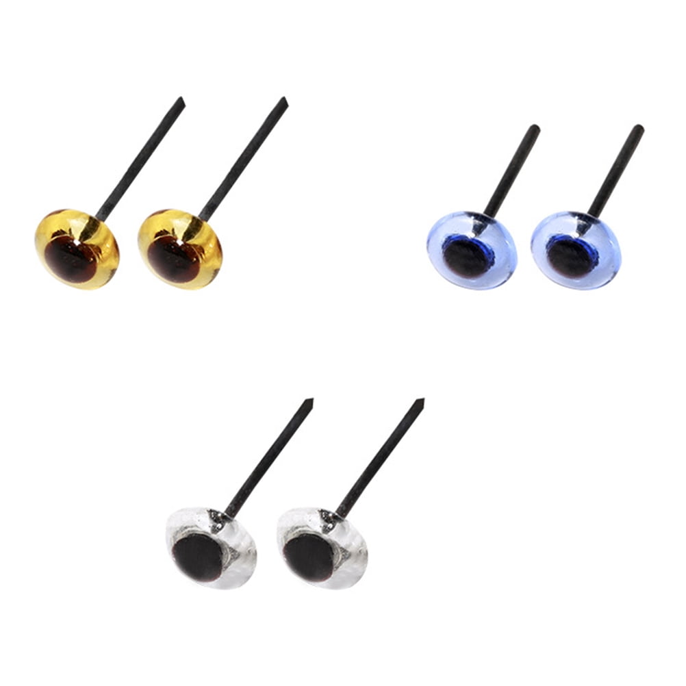 unbranded 150 Pairs Eyes Fake Animals Doll Eyes 0.5*2cm - Walmart.com