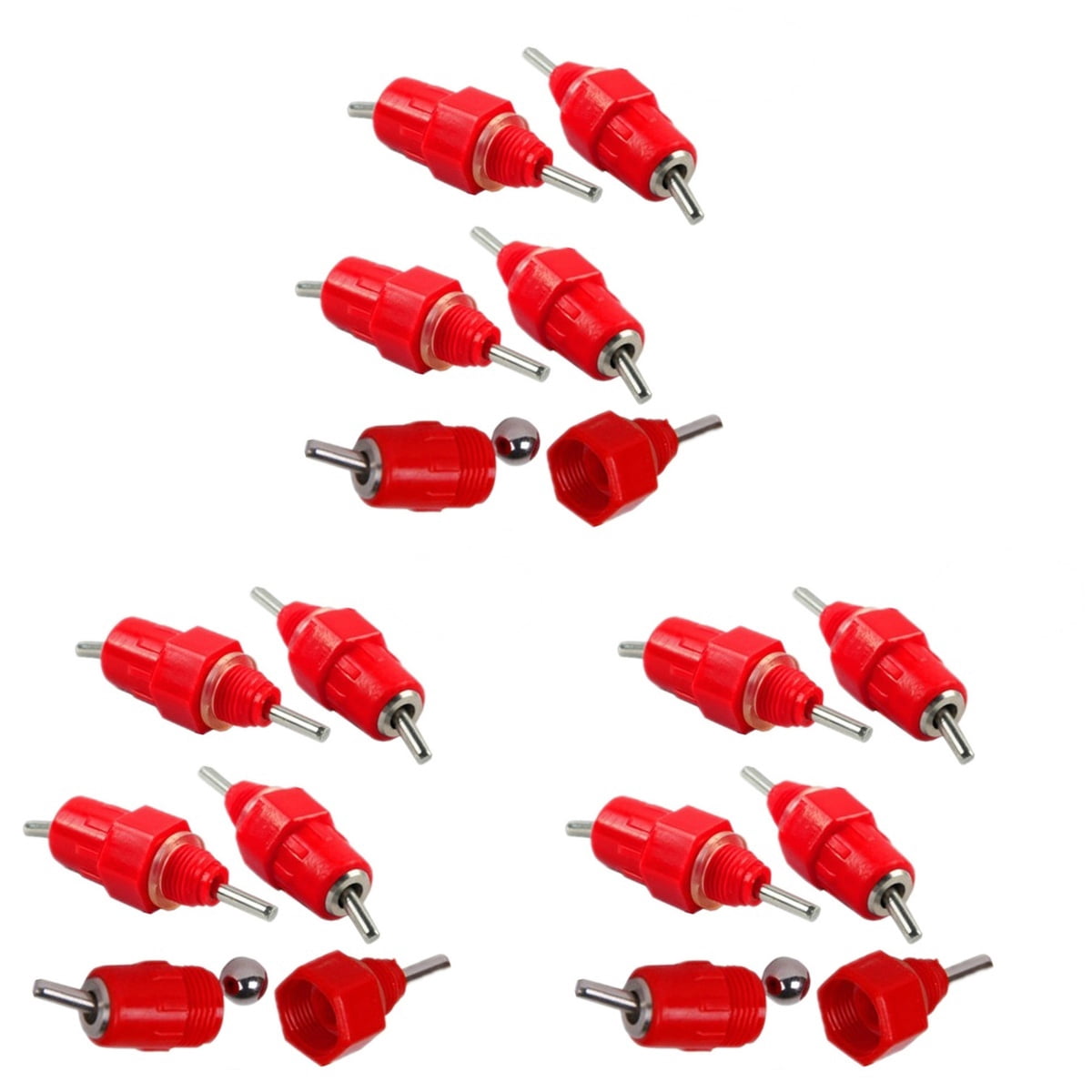 unbranded 150 Pcs Chicken Water Feeder Poultry Drinker Feeders Poultry ...