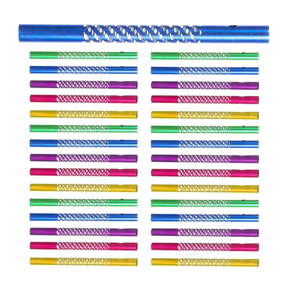 unbranded 150pcs Wind Chime Empty Tubes Wind Chime Parts Colored Wind ...