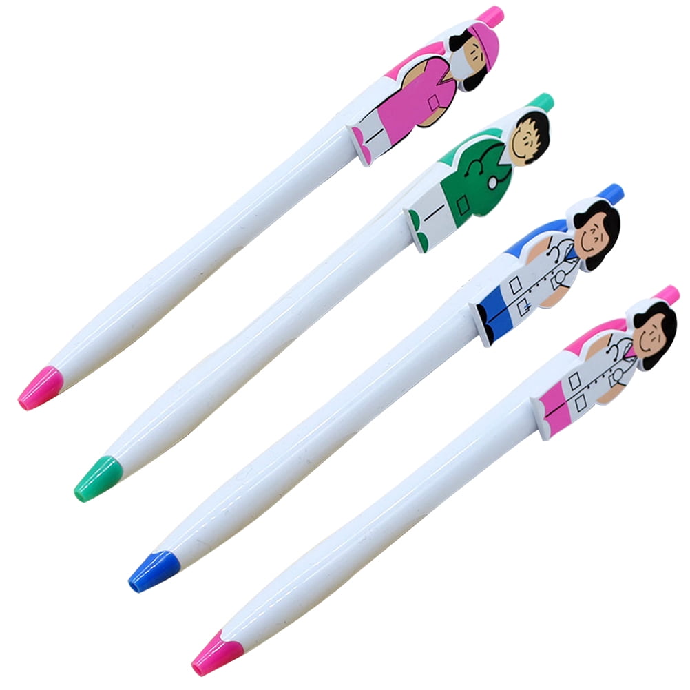 unbranded 16 Pcs Cartoon Nurse Ballpoint Pen Adorable Signature Pen ...