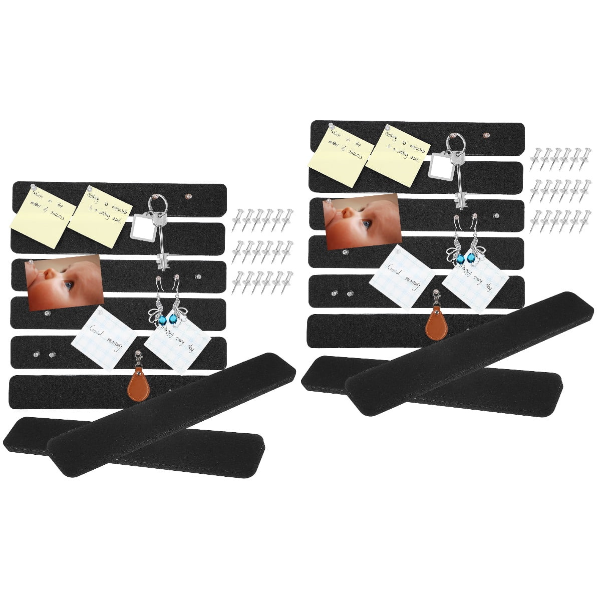 unbranded 16 Pcs Felt Boards Pin Board Pin Bulletin Board Board Display ...